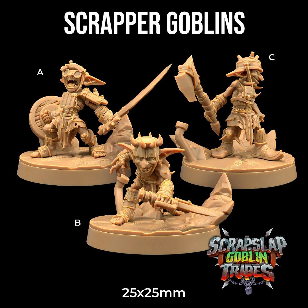 Scrapper Goblins by Dragon Trappers Lodge Scrapslap Goblin Tribes - Etsy