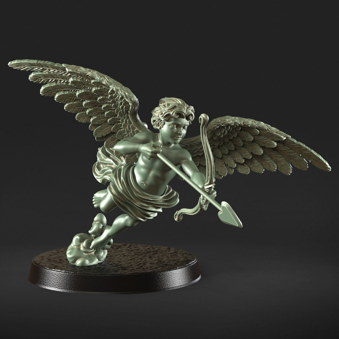 Cupid by RN Estudio Angelis Cherub TTRPG Fantasy Miniature Resin Model ...