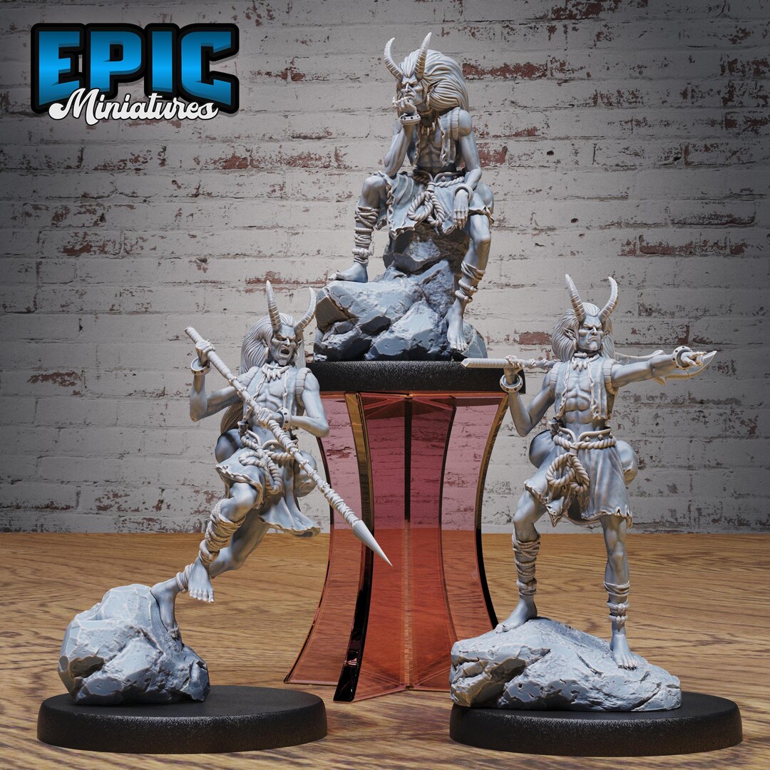 Oni Rival Miniature Epic Miniatures 28/32/54/75 MM Oni Nightmare 3D ...
