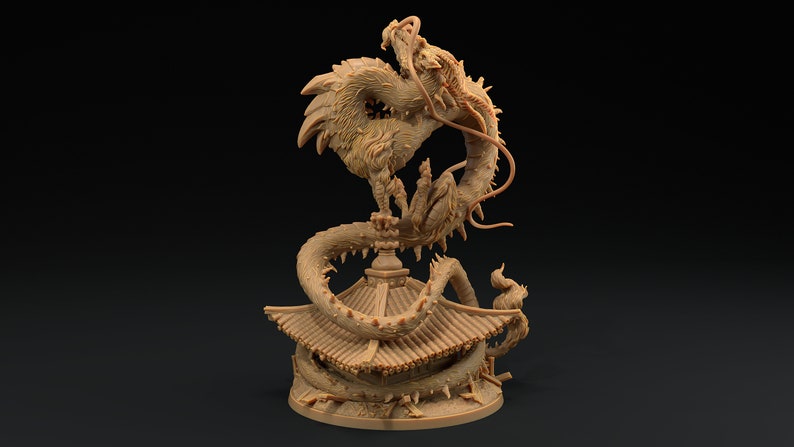 Wind Dragon by Dragon Trappers Lodge Eastern Dragon Miniature Chosen of ...