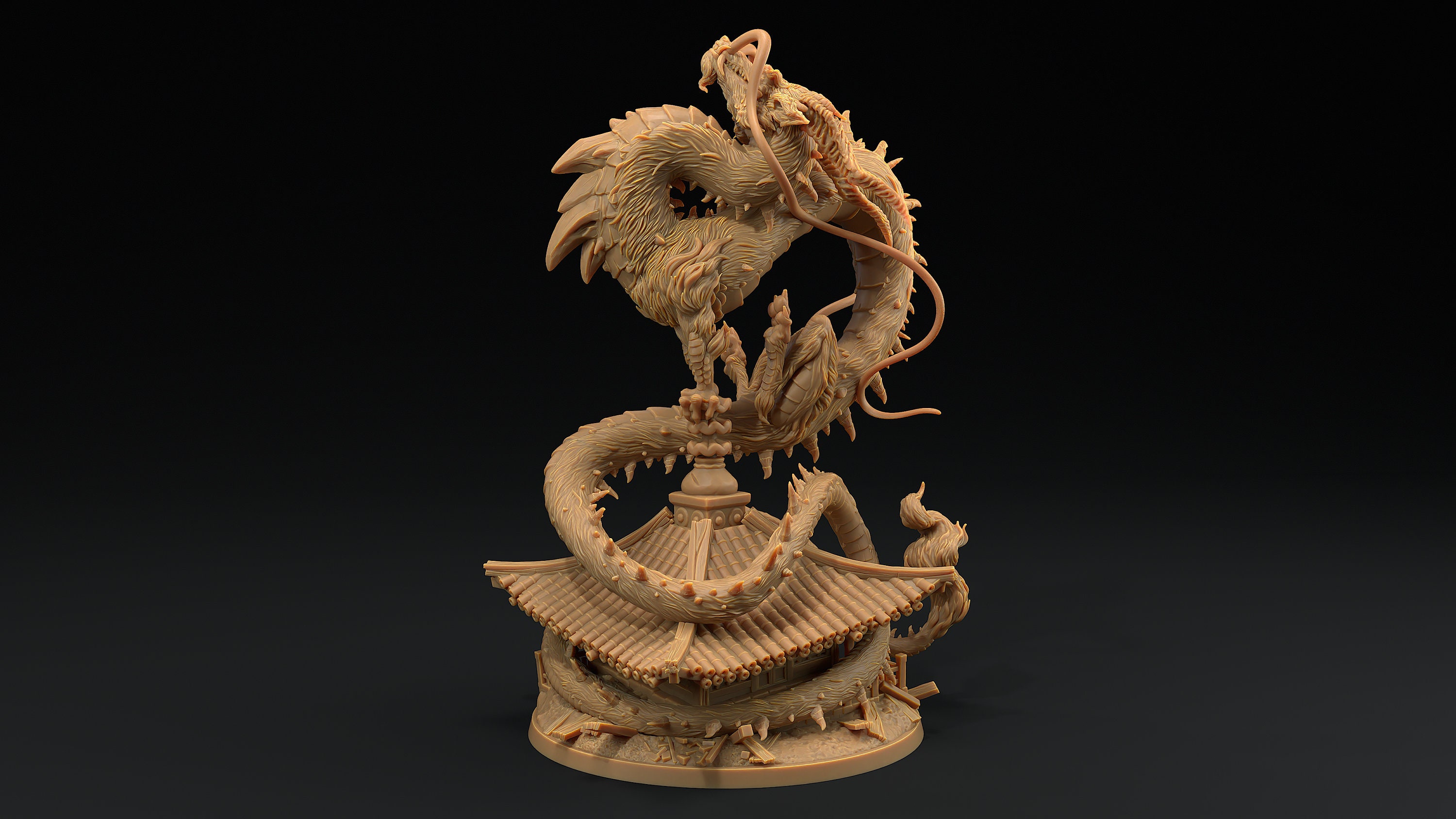 Wind Dragon by Dragon Trappers Lodge Eastern Dragon Miniature Chosen of ...