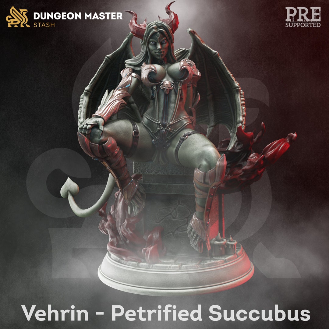Succubus Miniature Vehrin by DM Stash Blood from Stone 32/75 mm Tabletop Gaming and Pinup ...