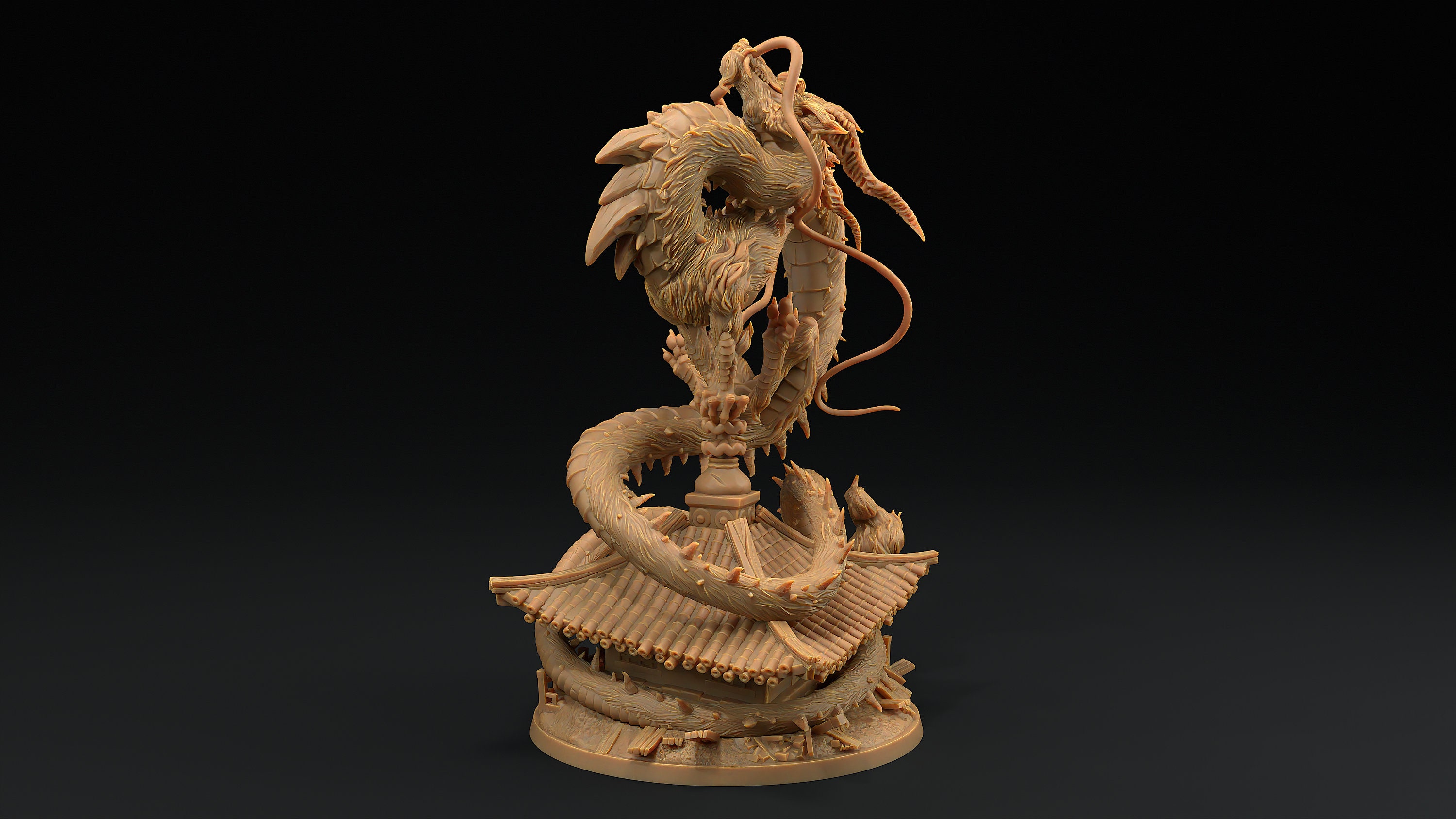 Wind Dragon by Dragon Trappers Lodge Eastern Dragon Miniature Chosen of ...