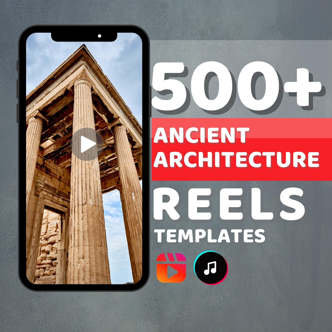 Ancient Architecture Reels: 500+ Canva Templates (digital Download) - Etsy