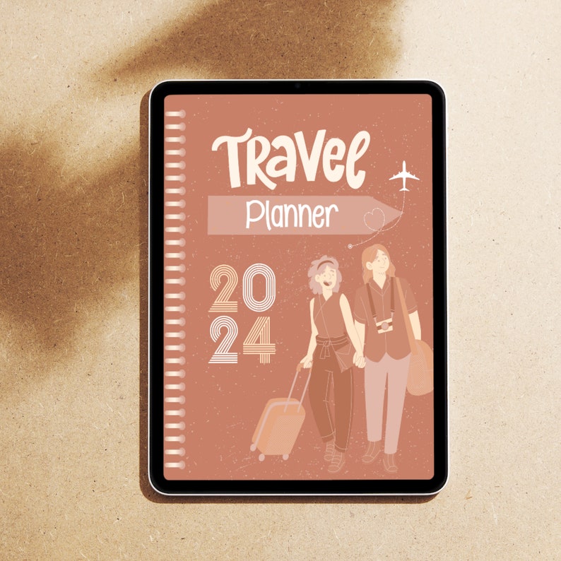 Digital Travel Planner 2024 Trip Planner Vacation Planner Roadtrip ...