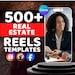 500 Real Estate Reels Templates: Realtor Social Media (digital Download ...