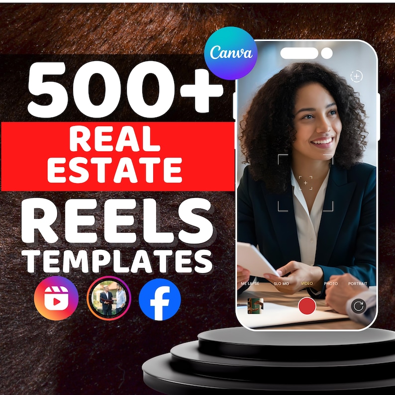500 Real Estate Reels Templates: Realtor Social Media (digital Download ...