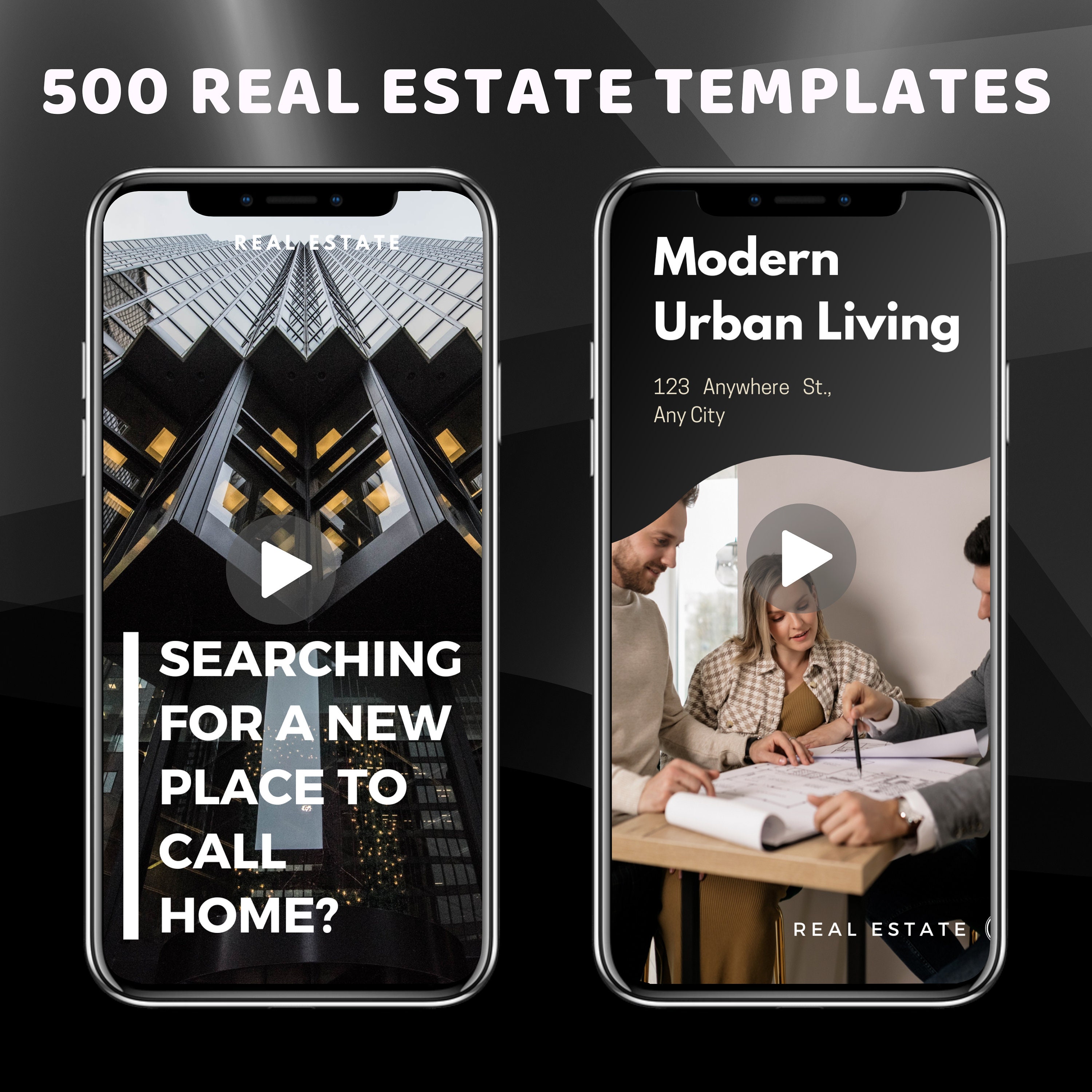 500 Real Estate Reels Templates: Realtor Social Media (digital Download ...