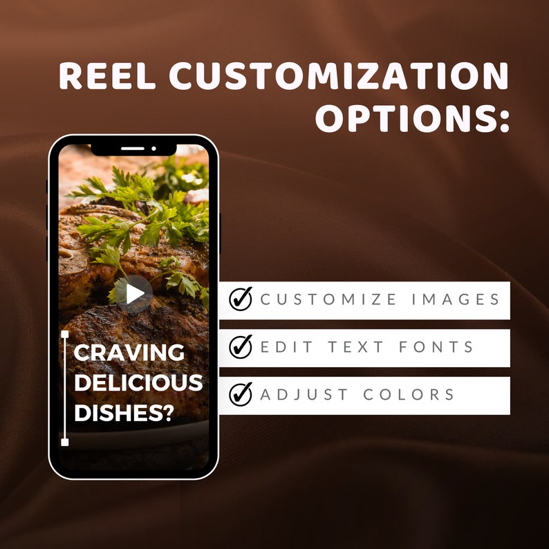 500+ Food Reels Templates: Tiktok & Instagram (canva Editable) - Etsy