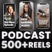 Podcast Reels Podcast Videos Podcast Social Media Marketing Podcast - Etsy