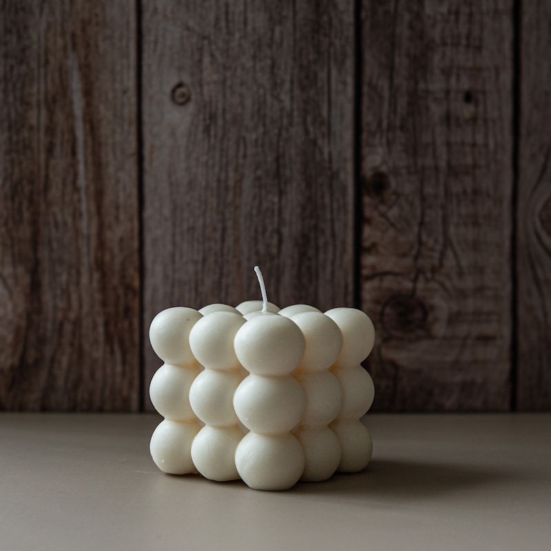 Bubble Cube Candle - Etsy