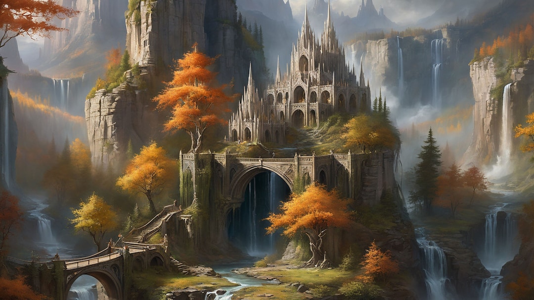 Enchanted Elven Citadel - Etsy