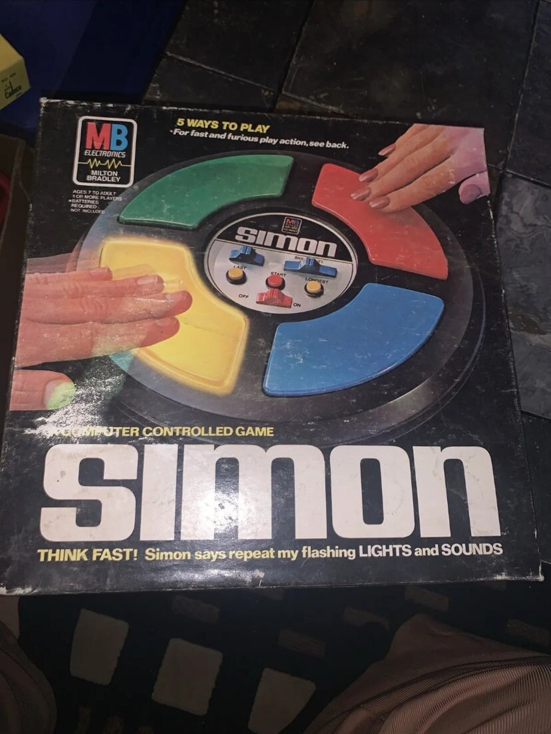 Vintage 1978 Simon Says Game Milton Bradley in Original Box TESTED ...