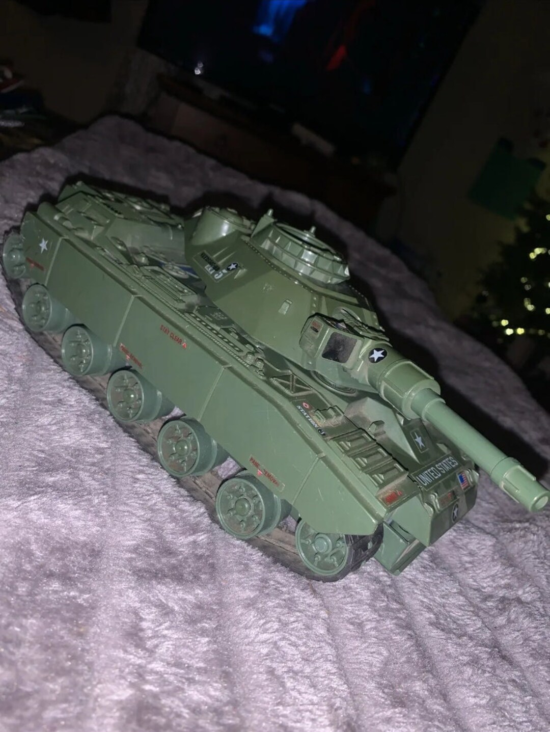Vintage Cobra GI Joe 1982 MOBAT Motorized Battle Tank No Battery Cover ...