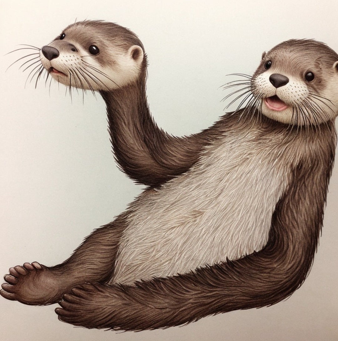 Talk to the Hand - Otter - Sticker - Etsy