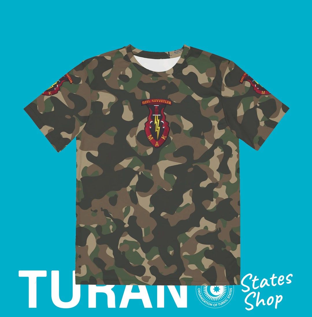 Turkish Flag Shirt, TSK Turkish Flag Shirt, Turkish Army Command Outfit ...