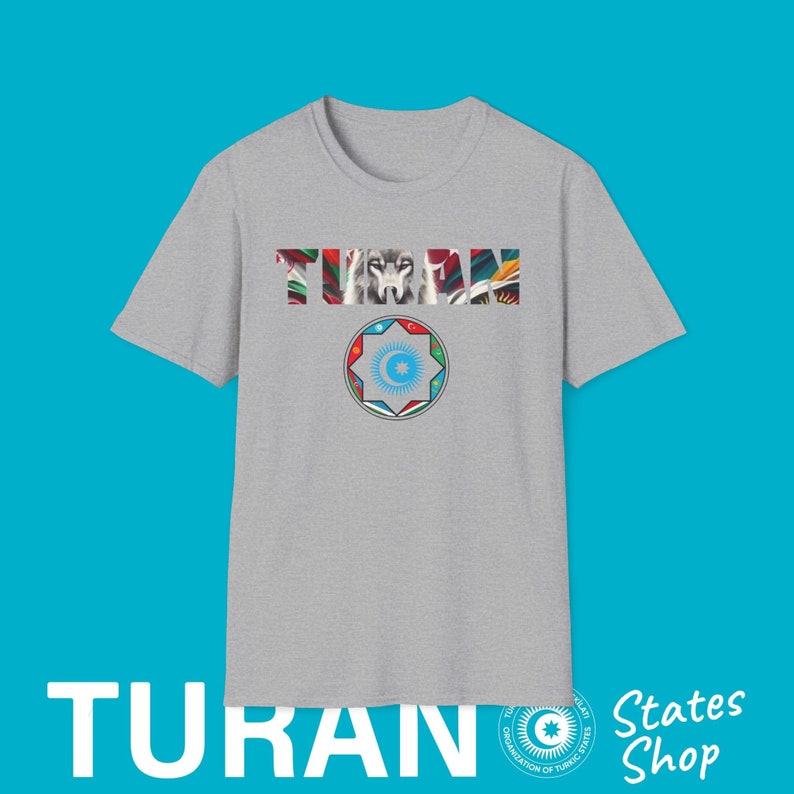 Turan Wolf Design Turkic States Shirt, Bozkurt, Turan Wolf Fashion ...
