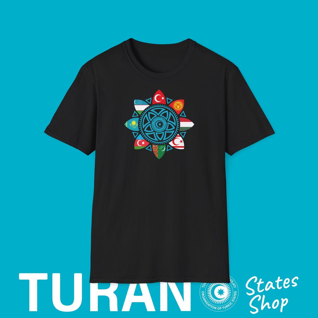 Turan Flag Design Shirt, Turan States Shirt, Turkish World Fashion ...