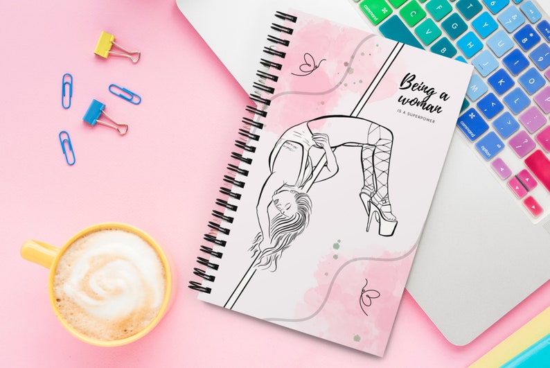 Pole Dance Notebook, Pole Dance Instructor Notebook, Pole Dance Journal ...