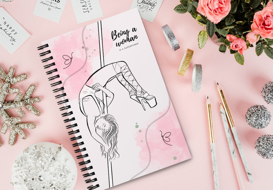 Pole Dance Notebook, Pole Dance Instructor Notebook, Pole Dance Journal ...