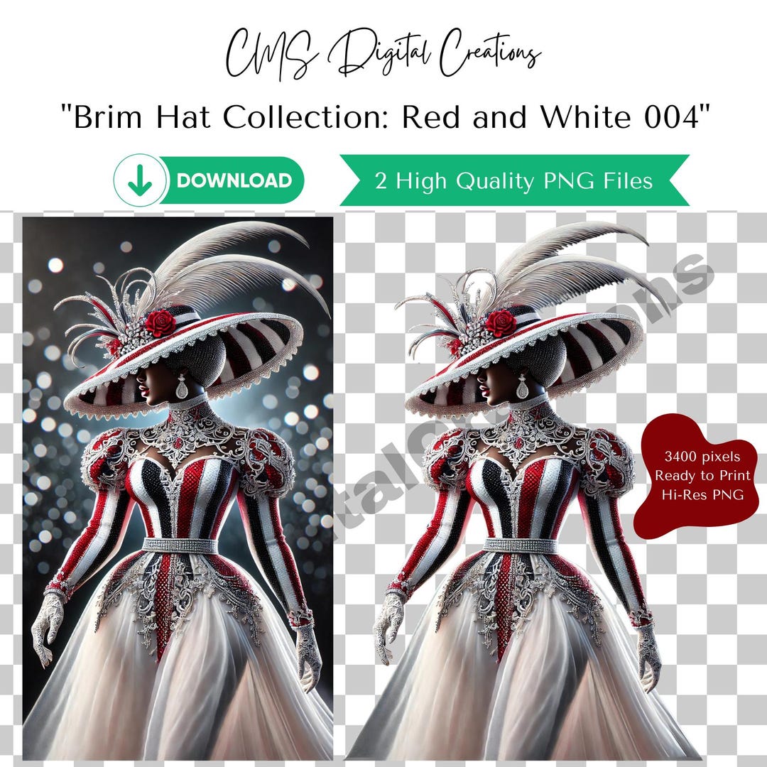 Red Brim Hat | Premium Digital Download | Sisterhood | Greek Image ...