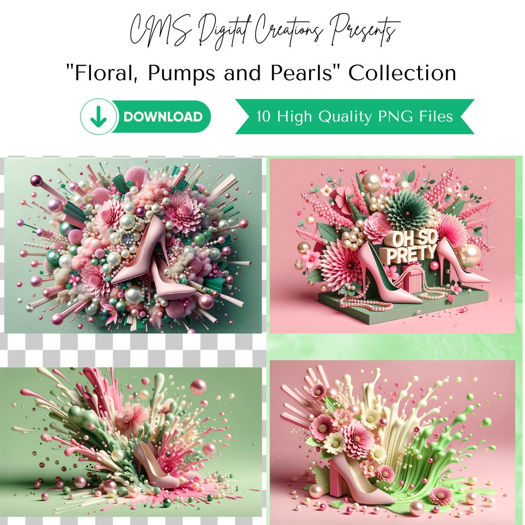 Premium Digital Art - Pink and Green | Printable Wall Art | Greek Decor ...