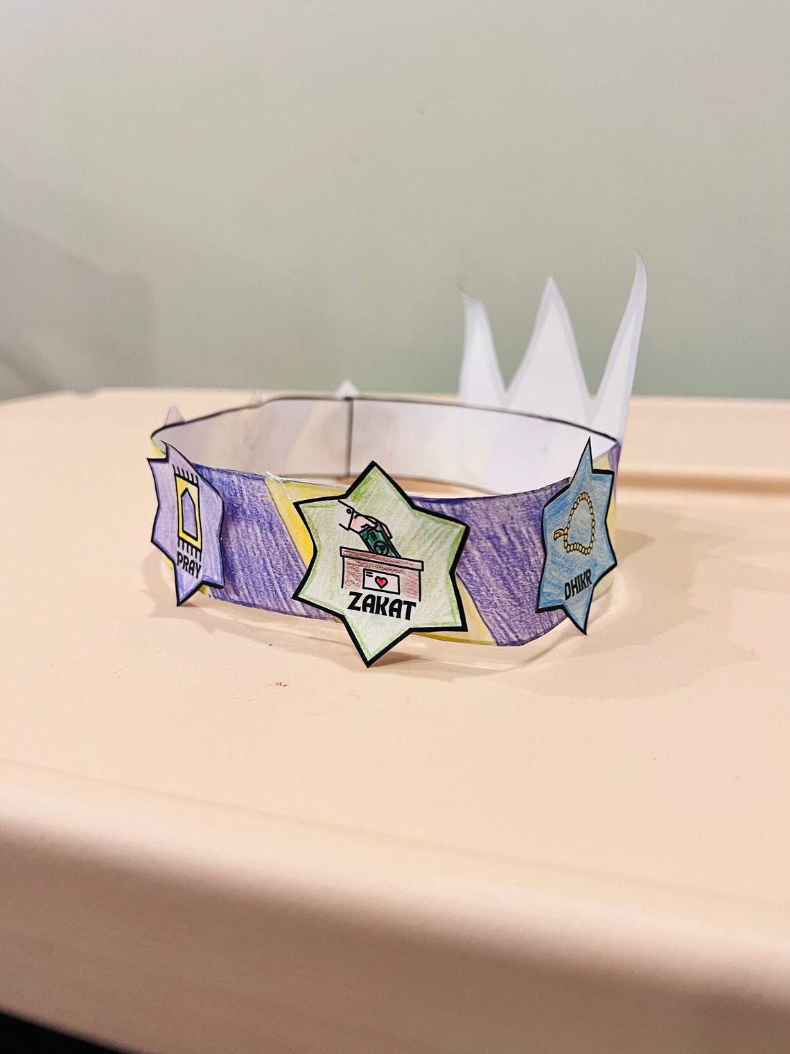Kids Ramadan Crown Craft, Ramadan Hat Printable, Kids DIY Ramadan ...