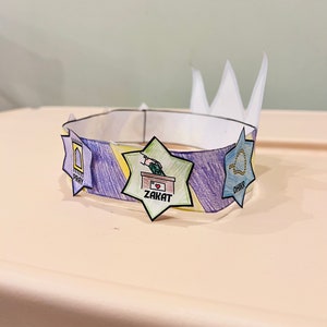 Kids Ramadan Crown Craft, Ramadan Hat Printable, Kids DIY Ramadan ...