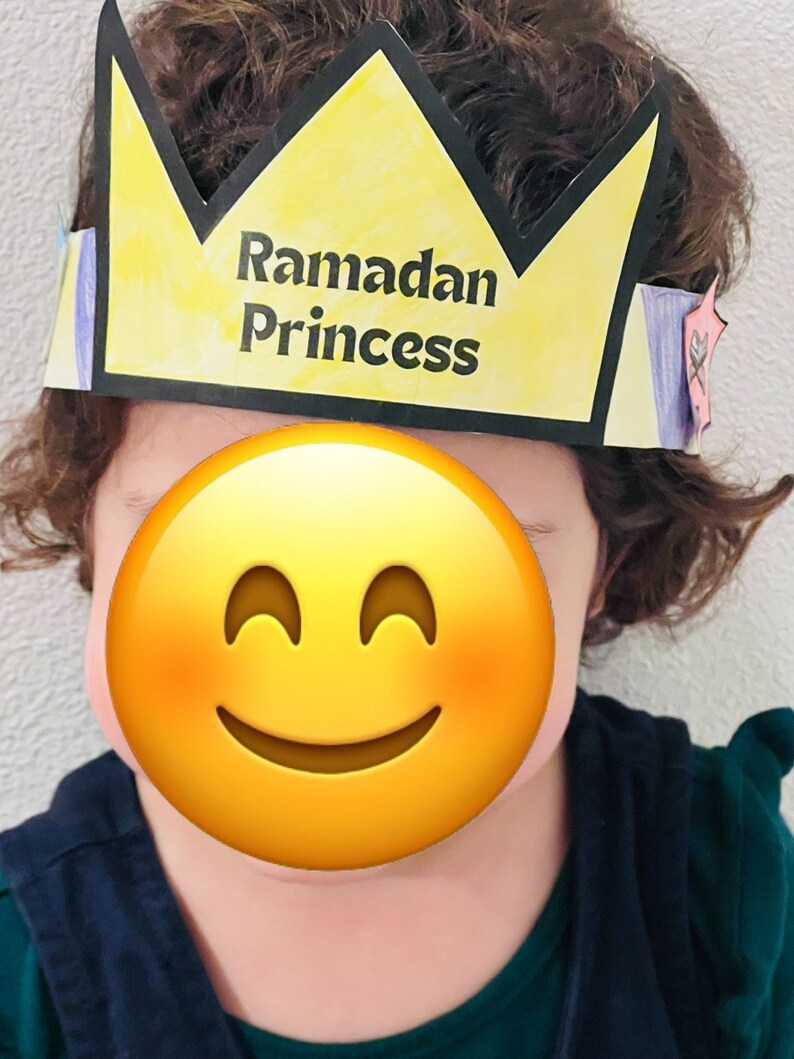 Kids Ramadan Crown Craft, Ramadan Hat Printable, Kids DIY Ramadan ...
