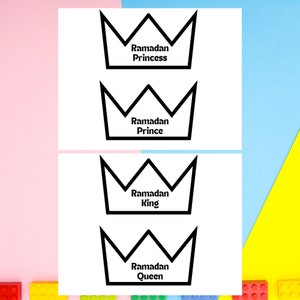 Kids Ramadan Crown Craft, Ramadan Hat Printable, Kids DIY Ramadan ...
