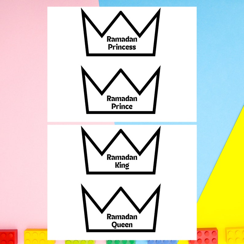Kids Ramadan Crown Craft, Ramadan Hat Printable, Kids DIY Ramadan ...