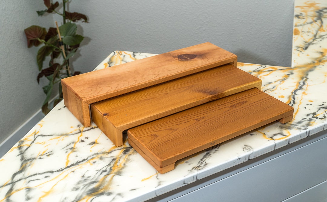 Rustic Chic Wooden Nested Risers - Display Stand, Jewelry Risers ...