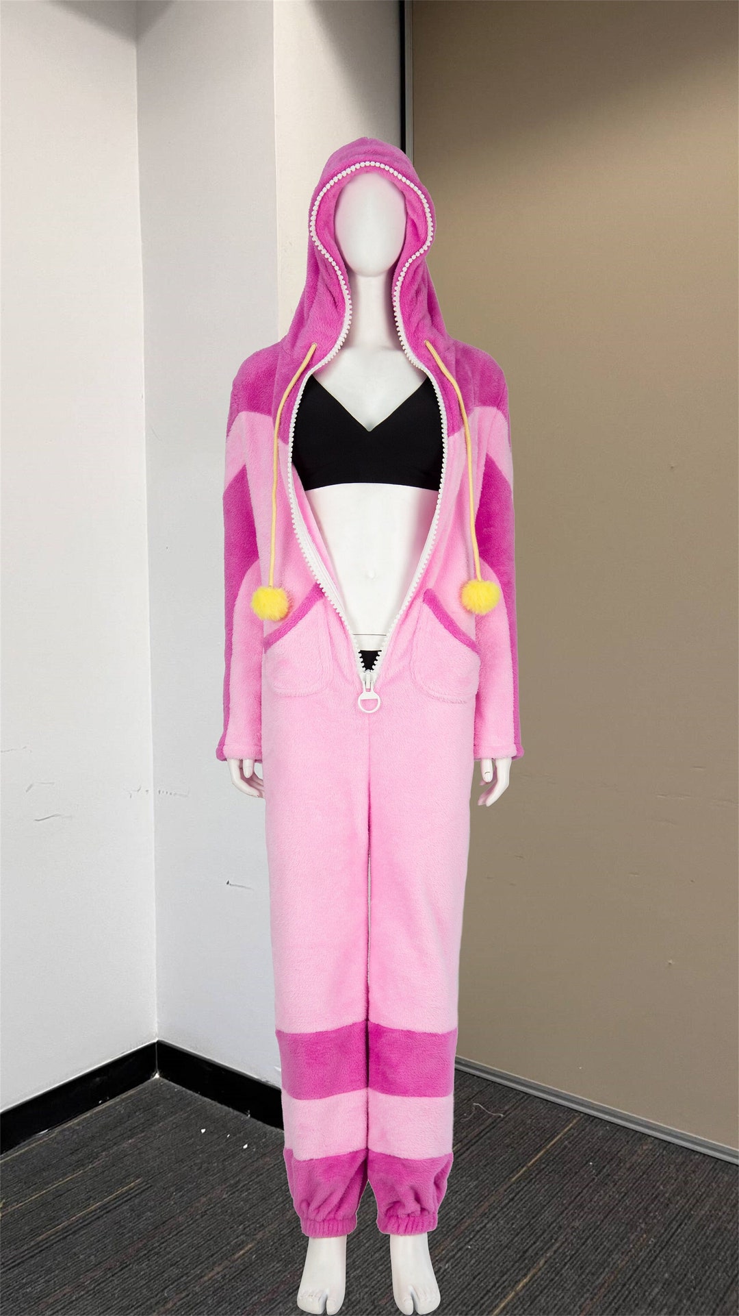 Juri Han Street Fighter Cosplay Pink Pajamas,adult,girls Costume ...