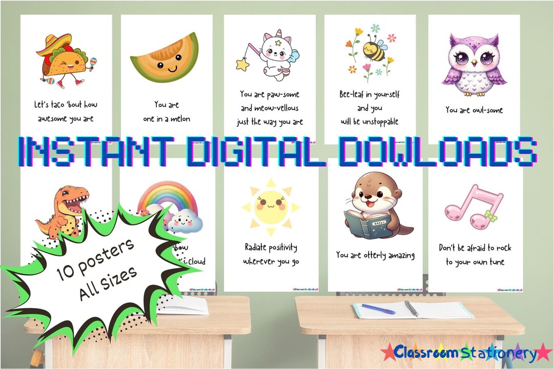 Classroom Fun Motivation Posters for Teachers, Schools, Students ...