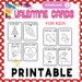 Valentine Printable Coloring Cards for Kids , Happy Valentine Day Cards ...