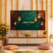 Dholki Welcome Sign: Digital TV Frame Art (editable Canva Template) - Etsy