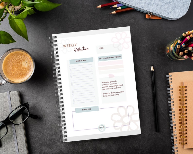 Self Reflection Journal, Printable Planner, Daily Ritual, Manifestation ...