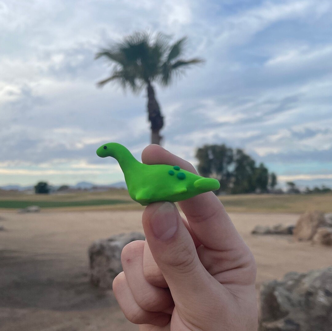 Mini Longneck Desk Buddy / Custom Dinosaur / Claydos - Etsy