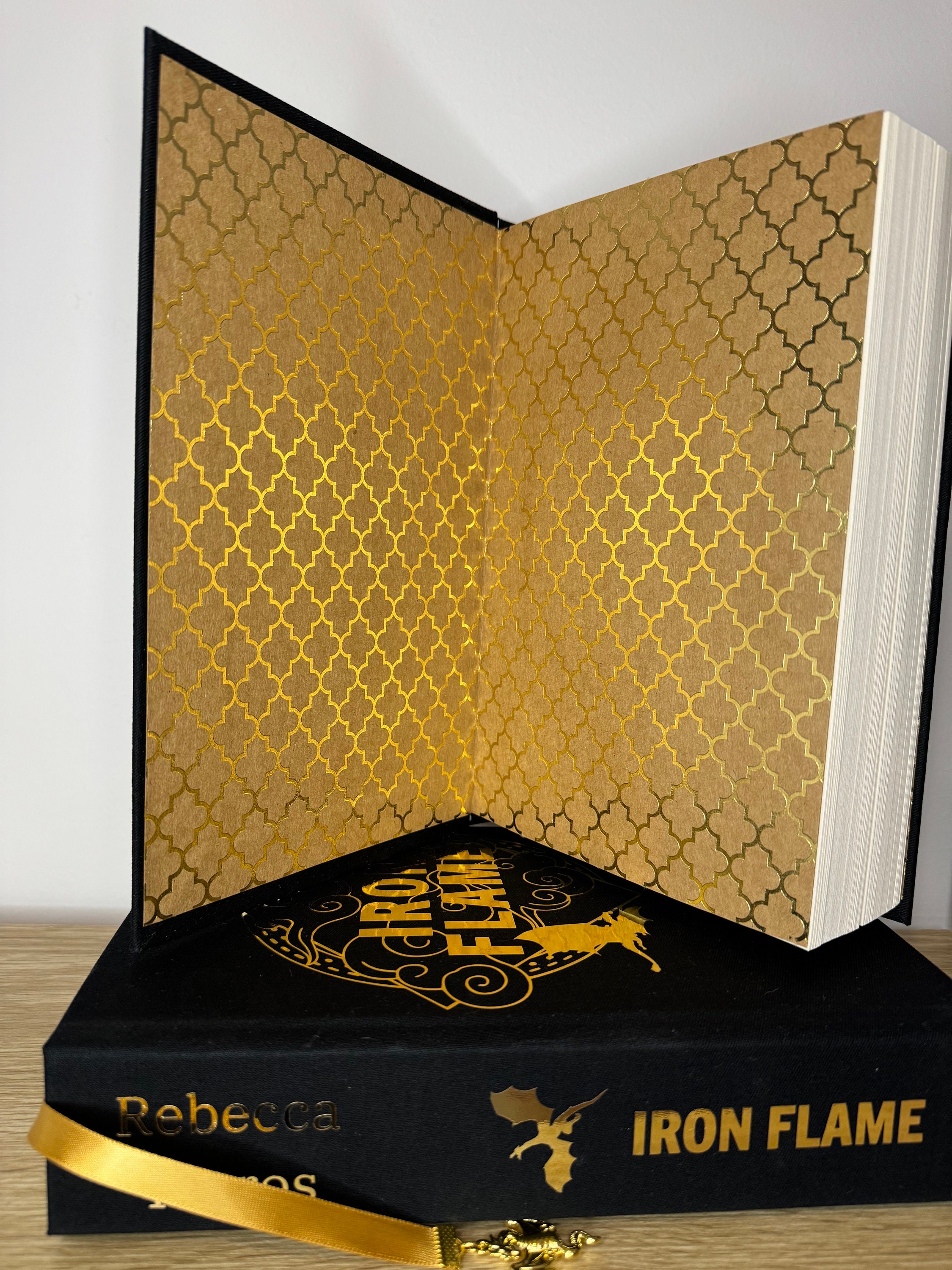 Fourth Wing & Iron Flame Rebound Books Special Edition, Handmade, Foil ...