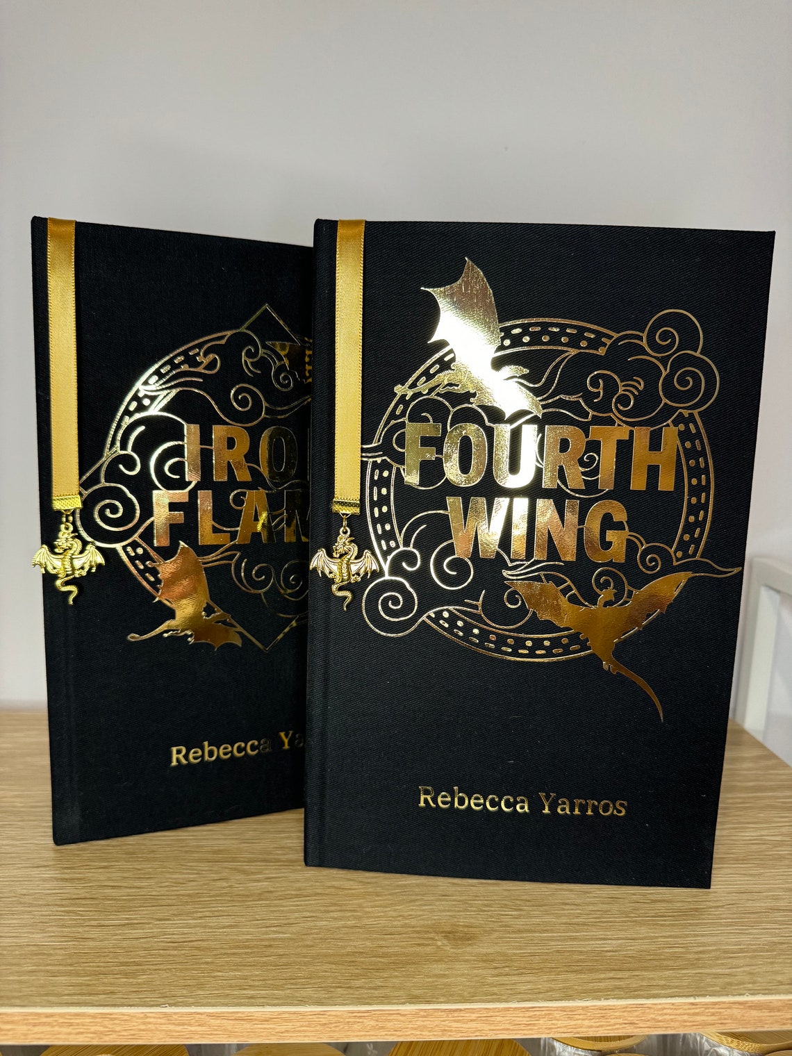 Fourth Wing & Iron Flame Rebound Books Special Edition, Handmade, Foil ...