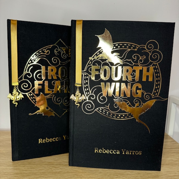 Fourth Wing Hardcover Cover - Etsy