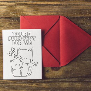 Printable Valentine Cards for Kids, Cute Animal Color-in Valentines for ...