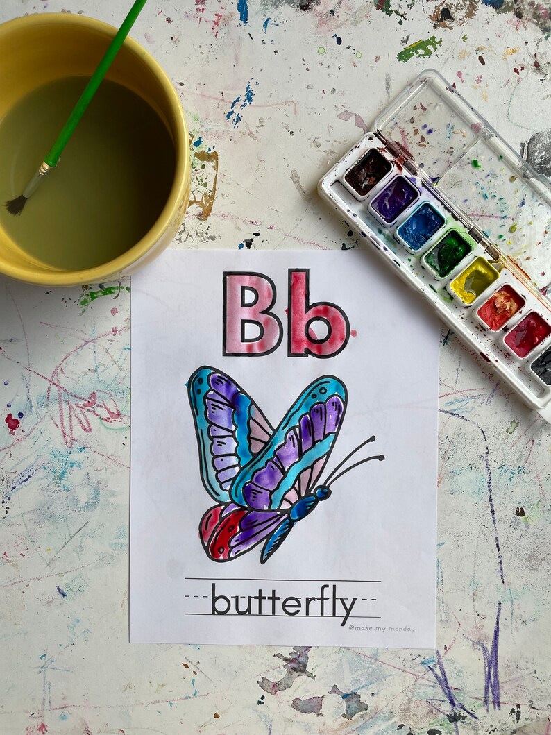 Coloring Pages Animal Themes, Abcs Coloring Book, Alphabet Coloring ...