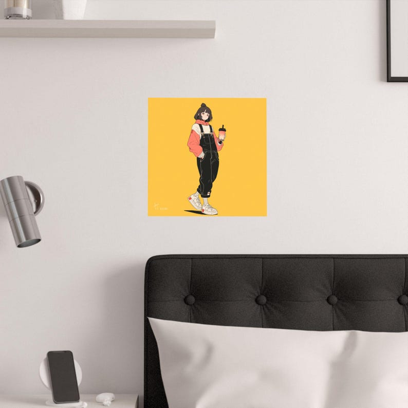 Anime Boba Girl Poster - Etsy