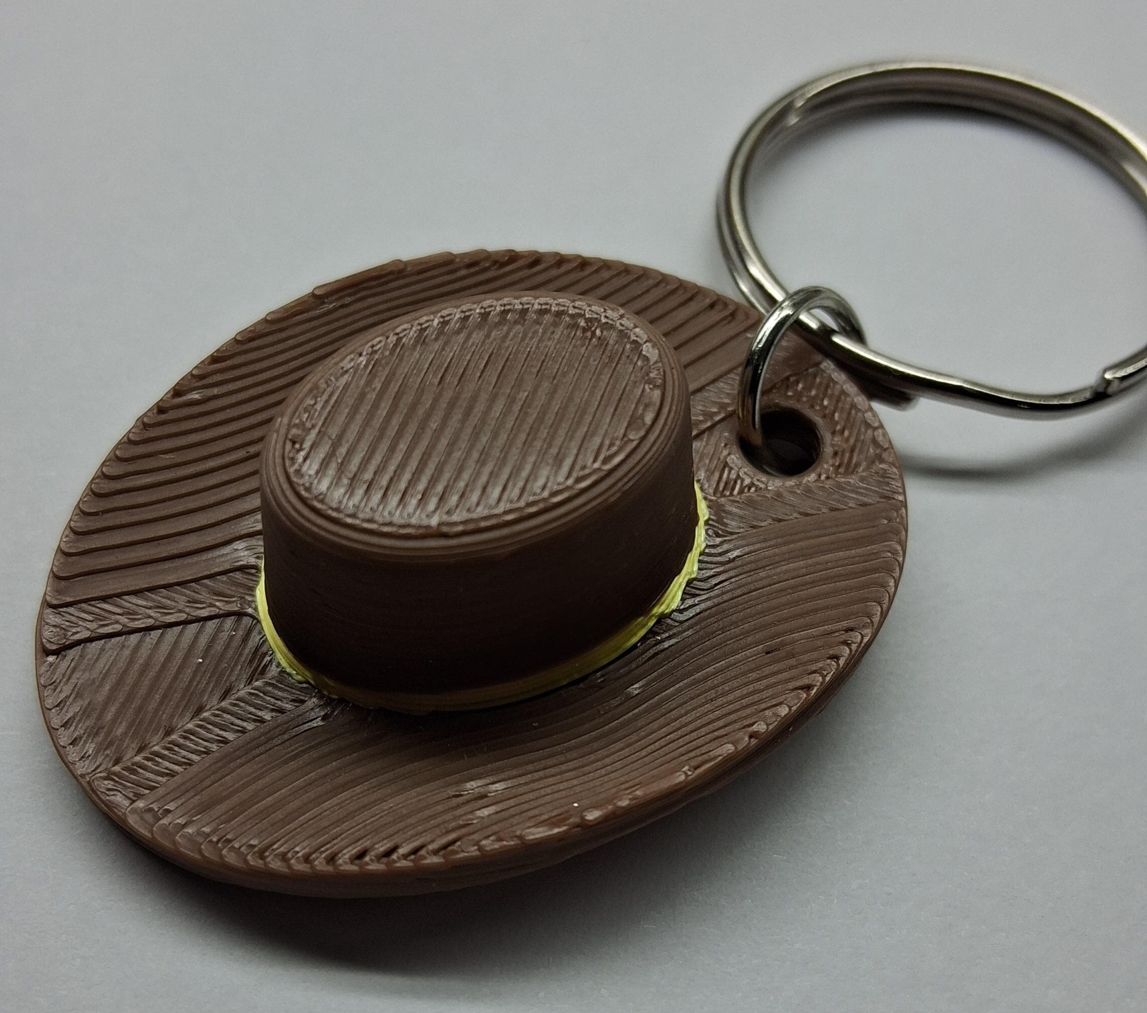 3D Printed Cowboy Hat Keychains - Etsy