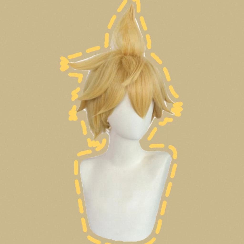 Anime Character Virtual Singer Cosplay Wig Golden Cosplay Wig Golden ...