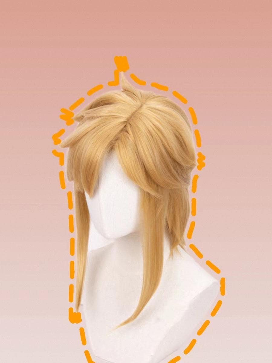 Zelda Link Wig, Kingdom of Tears Adventure Hero, Blonde Cosplay Wig ...