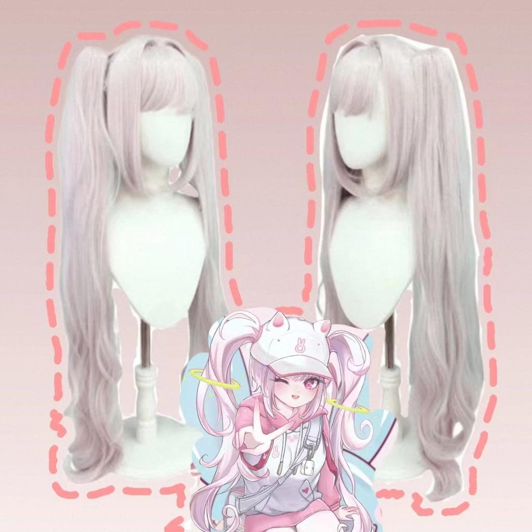 Anime Character Victory to Nikke Light Pink Cosplay Wig Light Pink ...