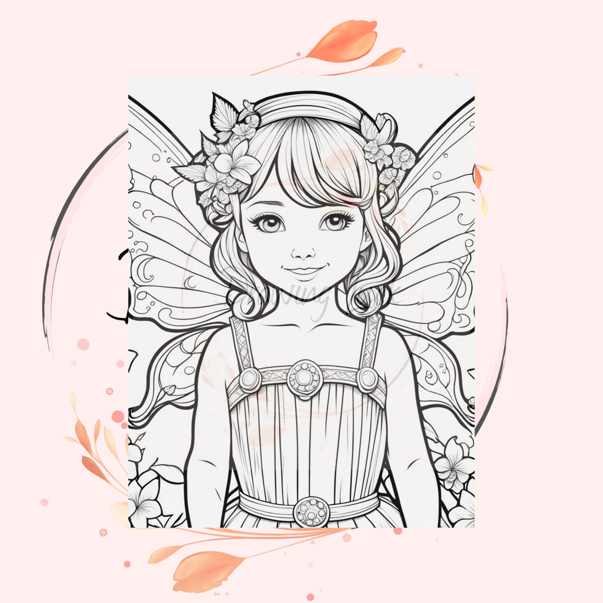 6 Fairy Kids Coloring Pages Fairy Coloring Pages Fantasy Fairy Pages Fantasy Fairy Kids Coloring ...