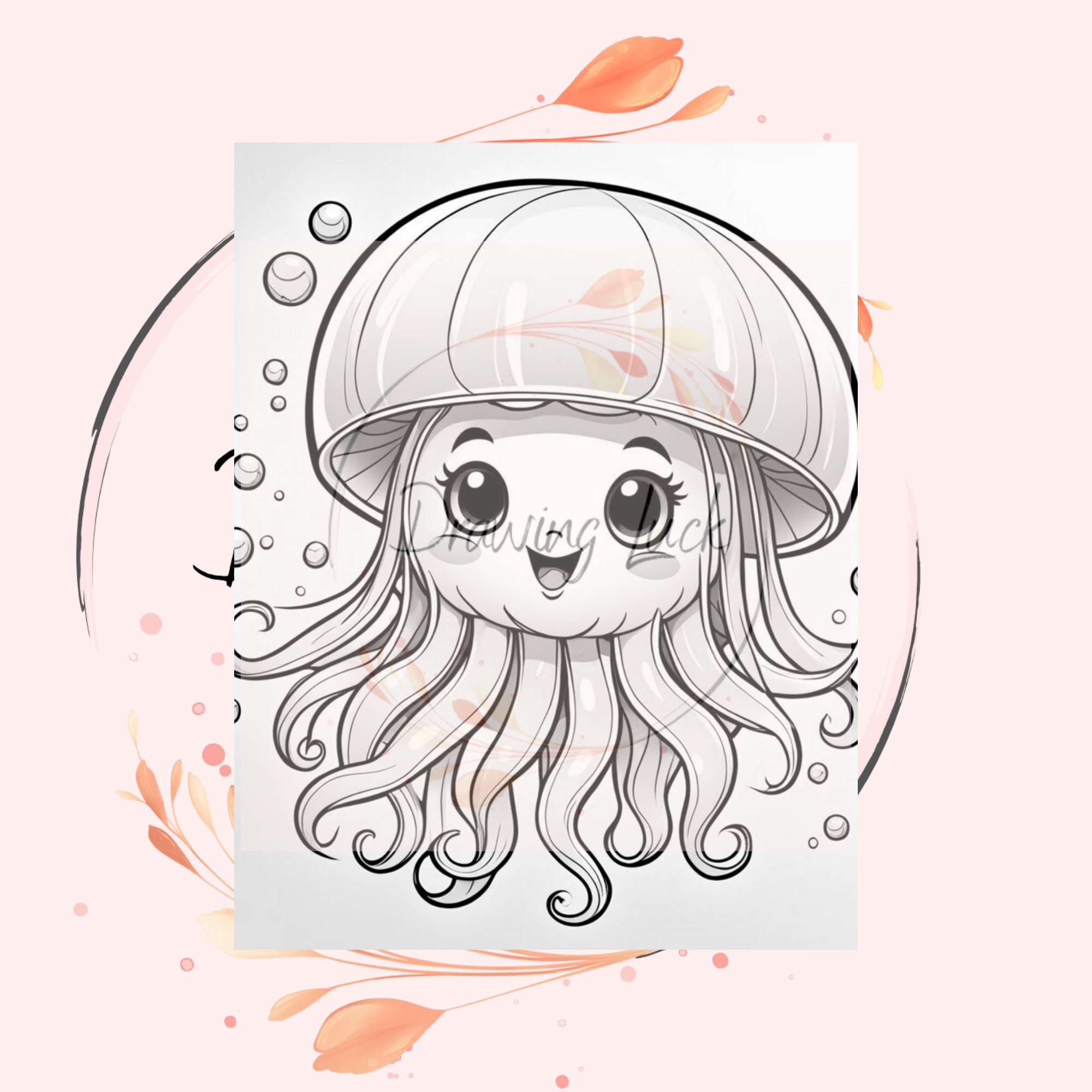 8 Marine Life Coloring Pages for Kids Ocean Life Coloring Pages Sea ...